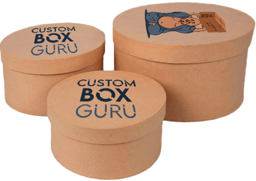 Octagon Cardboard Box with LOGO - customboxguru.com
