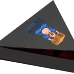 Custom Triangle Shaped Cardboard Packaging Chocolate Gift Box ...