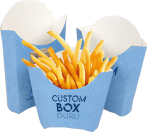 Printed Custom Fries Boxes - customboxguru.com